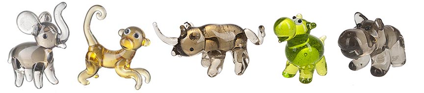 Ganz Miniature Glass Animals are only $1.99 each.